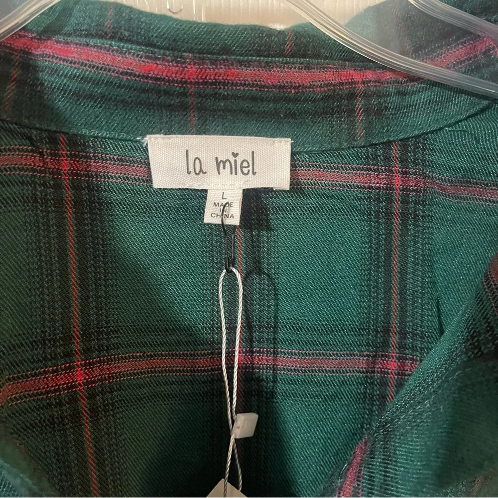 LA MIEL | Tops | La Miel Button Flannel | Poshmark